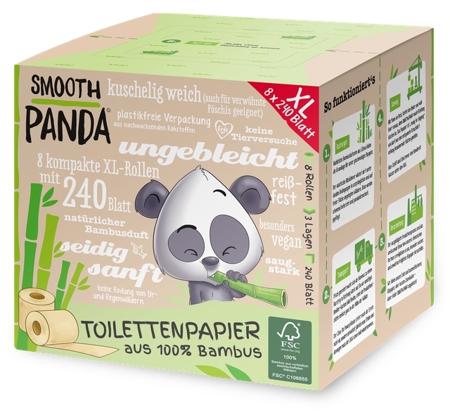 Unsere EAN / GTIN im Einsatz: Bambus Toilettenpapier von Smoothpanda